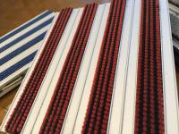 China 12mm Open Structure Aluminium Entrance Matting single wiper for sale