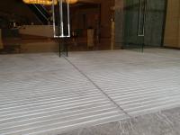 China Grey Closed Structure Luxury Entrance Matting Buffed Rubber wipers for sale