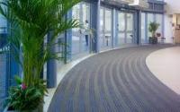 China 18mm Single Wiper Aluminium Entrance Matting Open Structure for sale