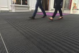 China Heavy Duty Buffed Rubber Wipers Entrance Door Matting Commercial for sale