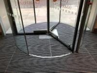 China Black 18mm Non Slip Double Wiper Rubber Entrance Mat for sale