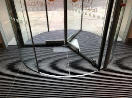 China Black 18mm Non Slip Double Wiper Rubber Entrance Mat for sale