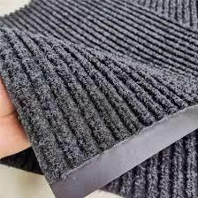 China Heavy Duty Indoor Entrance Mat Buffed Rubber Wipers Commercial for sale