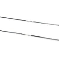 China C Type Duplex Steel Heddles 331mm Spare Parts For Textile Looms for sale