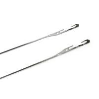 China C Type Duplex Steel Heddles 331mm Spare Parts For Textile Looms for sale