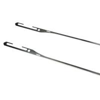 China C Type Duplex Steel Heddles 331mm Spare Parts For Textile Looms for sale