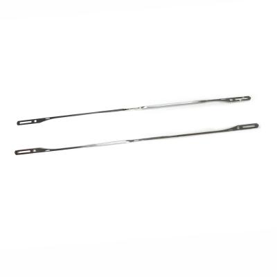China O Type Rapier Loom Parts 280mm Duplex Heald Wire In Textile Machinery for sale