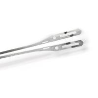 China O Type Rapier Loom Parts 280mm Duplex Heald Wire In Textile Machinery for sale