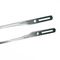 China O Type Rapier Loom Parts 280mm Duplex Heald Wire In Textile Machinery for sale