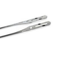 China O Type Rapier Loom Parts 280mm Duplex Heald Wire In Textile Machinery for sale