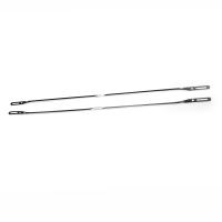China Duplex Heald Wires O Type Weaving Loom Parts 330mm Length For Textile Machinery for sale