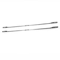 China Duplex Heald Wires O Type Weaving Loom Parts 330mm Length For Textile Machinery for sale