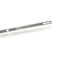 China Carbon Steel Heddle 180x4x0.3mm Loom Parts For Ribbon Looms for sale