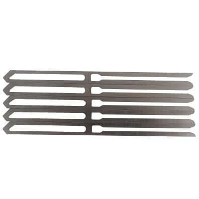 China High Carbon Steel Simplex Drop Wire Thickness 0.30mm Spare Parts For Textile Looms Electrical Monitoring for sale