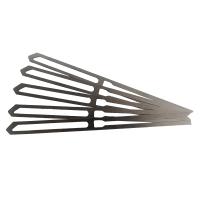 China High Carbon Steel Simplex Drop Wire Thickness 0.30mm Spare Parts For Textile Looms Electrical Monitoring for sale