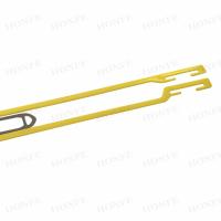 China Plastic Leno Heddle 13 Yellow With M Leno Doup Loom Leno System Spare Part for sale