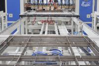 China Refrigerator Wire Mesh Gantry Welding Machine With Double Layer Feeder for sale