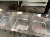 China Automatic Seam Welding Machine For Italian Type Stainless Steel Kitchen Triple Sink Bowl for sale