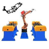 China Robot Arm 6 Axis Motorcycle Frame Robotic Welding Station Robot Welding Positioner for sale