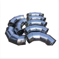 China Corrugated Elbow 90 Degrees Galvanized Stainless Steel Elbow Seam Welding Machine for sale