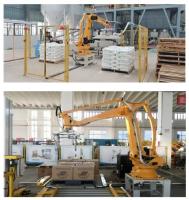 China Industrial Palletizing Robot With Bag Gripper For Sandbags Cement Bags Flour Bag Palletizer for sale