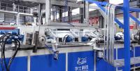 China Full Automatic Pipe Tube Forming Bending Shrinking Machine For IBC Frame Pallet Tube for sale
