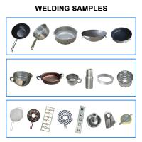 China Hwashi Best Quality Kitchen Stainless Steel Cookware Dish Pot Handle/Ears Manual CD Spot Welding Making Machine for sale