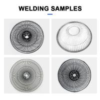 China Hwahsi China Automatic Household Electric Fan Guard Spot Welding Machine Filter Mesh Welder.roundness Wire Mesh for sale