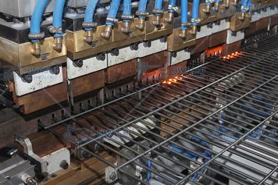 China WL-SQ-150K Gantry Automatic Wire Shelf Welding Machine 150KVA 12 Heads 1200mm Welding Width for sale