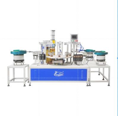 China Hwashi Cap Cover Automatic Spot Welding Machine with Multi Welding Station for sale