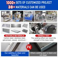 China Welding with Standard Electrode Tip on Stainless Steel Welding Machine for Sheet Metal Door Panels for sale