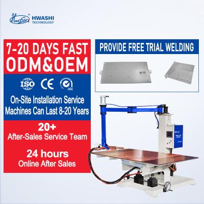 China Hwashi Automatic Wire Mesh Spot Welding Machine with 6-16 Independently Controllable Welding Heads, PLC-Based Control System, and IGBT Inverter Power Supply for sale