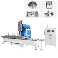 China Stainless Steel Sink Welding Machine with 50mm Grinding Wheel Diameter, 1000A Welding Current, and Semi-Automatic Operation for Kitchen Sink Production for sale