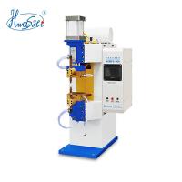 China Medium Frequency DC Spot Welding Machine with 1000Hz Inverter Frequency Intelligent Touch Screen Controller and 50KVA Rated Power for sale