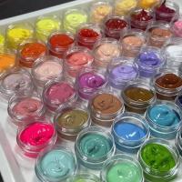 China Translucent Flip Mold Silicone Rubber Pigment Customization Blue Silicone Pigment for sale