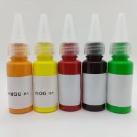 China Oily Fat Free Nano Pigment Color Paste 30ml Acrylic Paint Pigments for sale