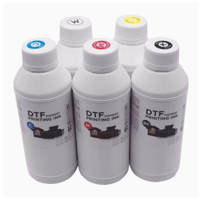 China CMYK Plastisol Pigment Digital Heat Transfer Printing DTF White Ink For Epson Printers for sale