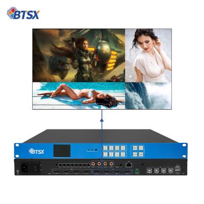 China Bitvisus 3840x2400 60Hz 4x4 2x2 1x4 4x1 Roaming PIP Matrix Switcher Video Processor for sale