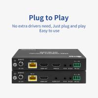 China HDBaseT HDMI Extender 150m 4K60 with IR RS232 Support for Professional AV Installation for sale