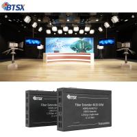China Zero Delay Uncompressed HDMI Fiber Extender 4K KVM Over Fiber Transmitter for sale