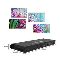 China Arbitrary Angle Splicing Processing Embedded Fusion Processor 1 in 6 Out Projection Fusion Device 2x3 Embedded Projector Fusion for sale