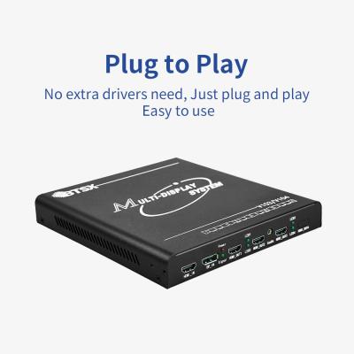 China bitvisus1*3 2*3 high resolution video wall controller hdmi extender for sale