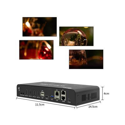 China Multi-Screen Splicing for Advertising and Surveillance Ultra HDMI 2.0x1  HD 4k 2x2 video wall controller for sale