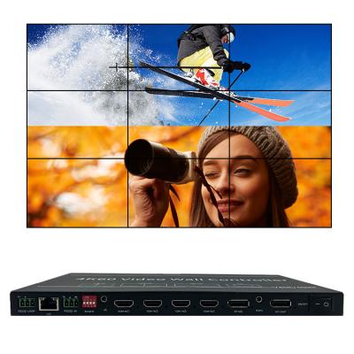 China 4K 3x3 4x2 Video Wall Controller with DP1.2 Input and CEC & Web Control for Multi-screen Display for sale