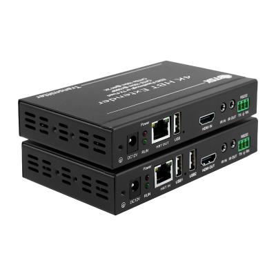 China Cat.5 / Cat.6 Video Audio HDMI Fiber Extender 120M 4k Transmitter And Receiver for sale