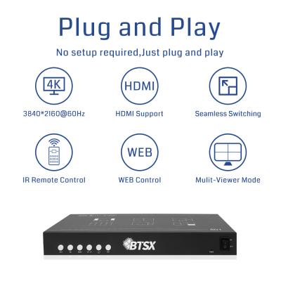 China 1920×1080P60 Output Resolution Control Room Video Wall Controller with 3-year After-sales Maintenance for sale