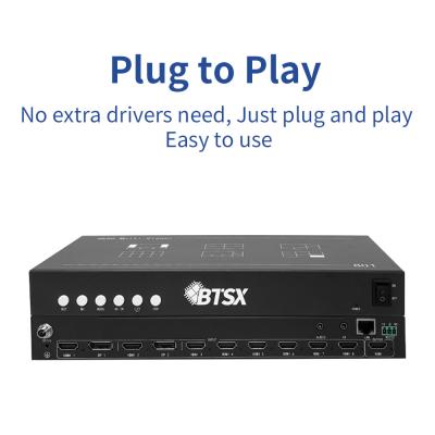 China 360mm×215mm×70mm Package Size Video Wall Controller with 8bit Color Depth and 12V2A Power Supply for sale