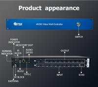China 8-in 9-out 4K60 Video Wall Controller with DP 1.2 and 3.5mm Audio Separation Multi-screen Processor for sale