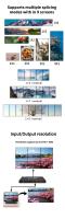 China 4K60 2 Input 9 Output Video Wall Controller with Any Splicing Mode for Professional Multi-Screen Viewer for sale