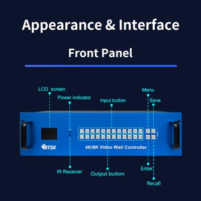 China Video Wall Controller with 600MHz Highest Pixel Clock Frequency and 3 Years After-sales Service Packing Weight 5.7 KG for sale